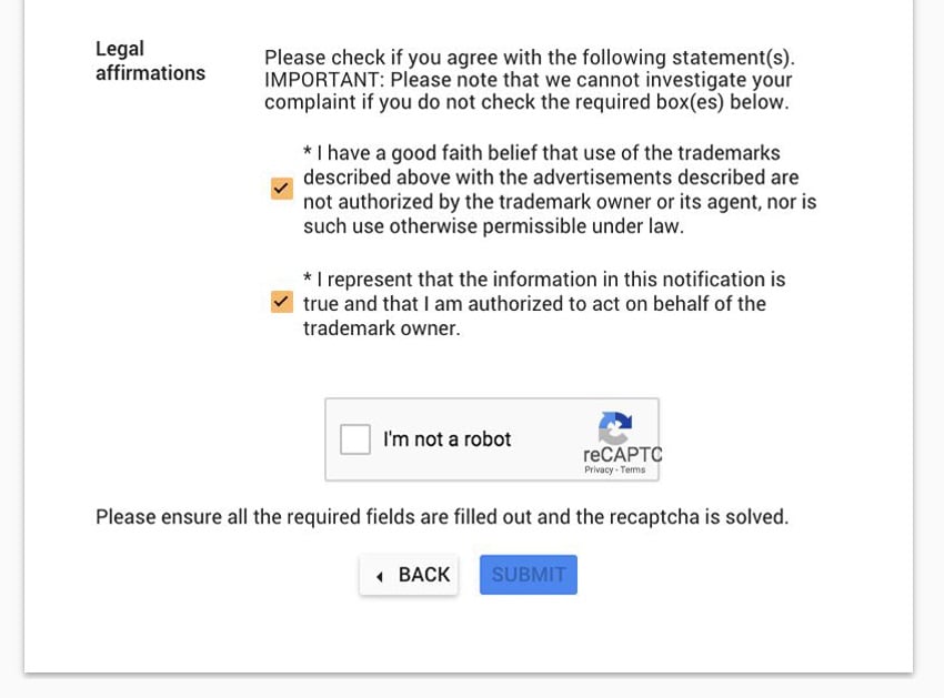 How To Submit a Trademark Infringement to Google